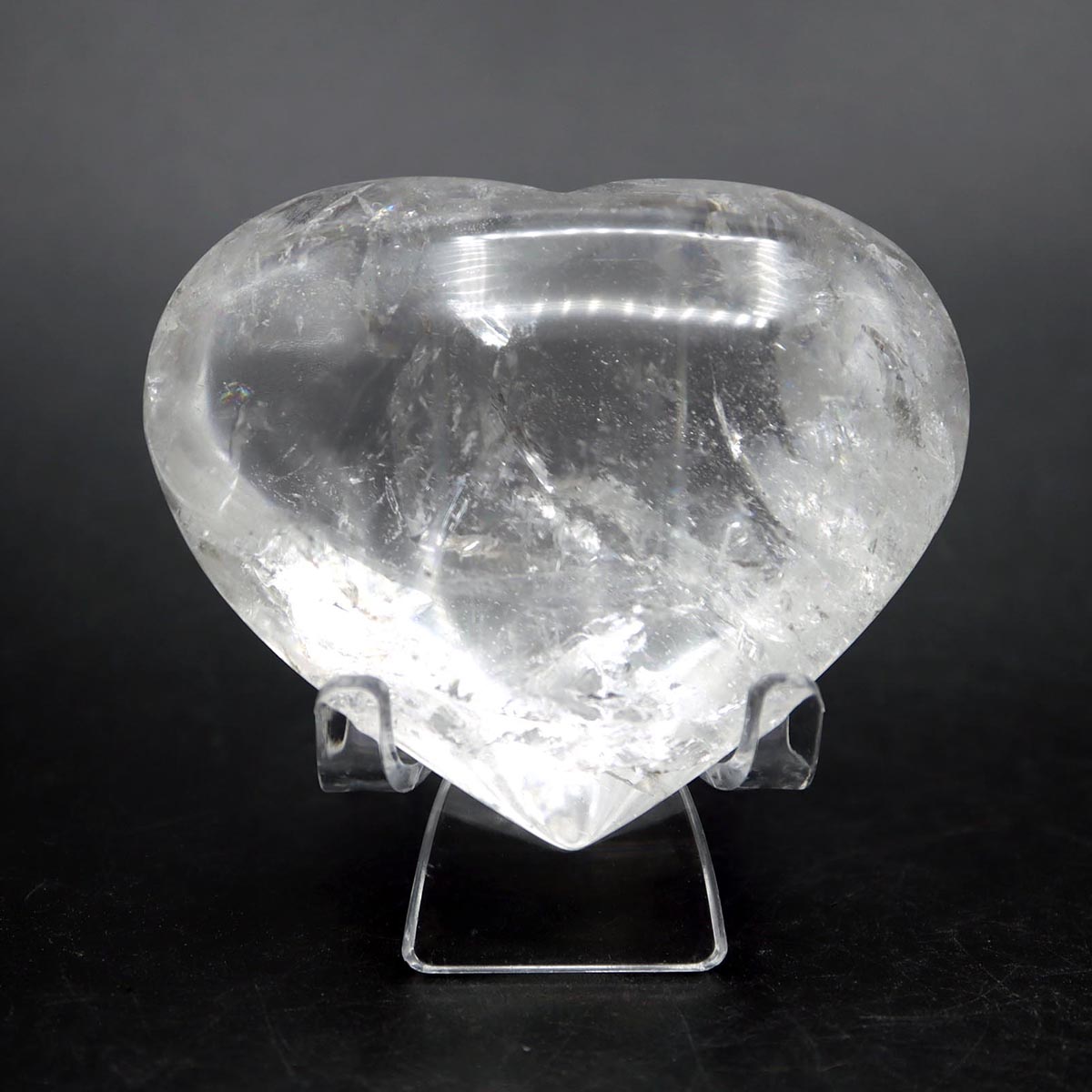 【楽天市場】アイリスレインボークォーツ ハートシェイプ カービング 166g ブラジル・ミナスジェライス州 水晶 天然レインボー アクリル台座 ...