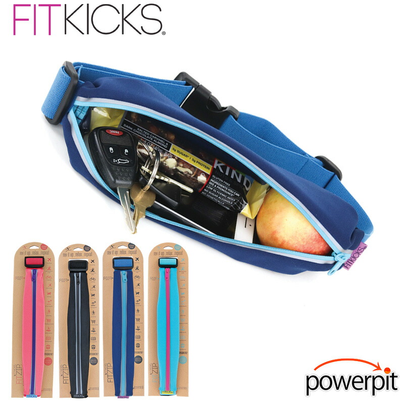 【楽天市場】フィットキックス WAIST POUCH FANNY PACK ウエストポーチ 折り畳み ジョギング ウォーキング 帽子 スマホ ...