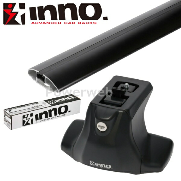 【楽天市場】[inno XS250BK K279 XB130BK/XB130BK] プロボックス ワゴン/バン H14.7～ P5#/P16#系 エアロベース キャリアセット スルータイプ ...