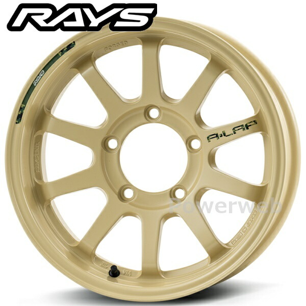 【楽天市場】[ホイール1本(単品)] RAYS A-LAP-J DESERT EDITION 16インチ×5.5J PCD：139.7 穴数：5 インセット：20 デザートイエロー (MI ...