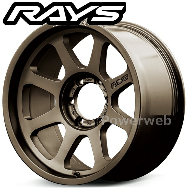 【楽天市場】[ホイール1本(単品)] RAYS DAYTONA D108 17インチ×8.5J PCD：139.7 穴数：6 インセット：0 ダークブロンズ (JPJ)：パワーウェブ2号店