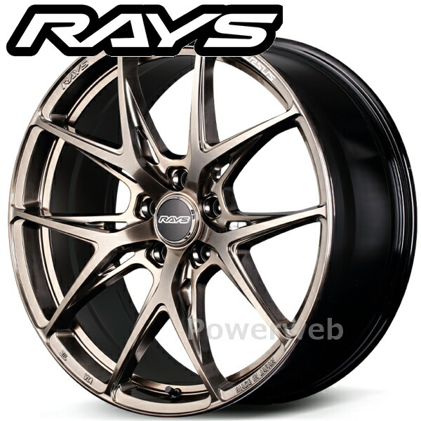 【楽天市場】[ホイールのみ単品4本セット] RAYS VERSUS VV21S 19インチ×8.5J PCD：112 穴数：5 インセット：22 グレイスゴールド (XIJ) (ベルサス ...