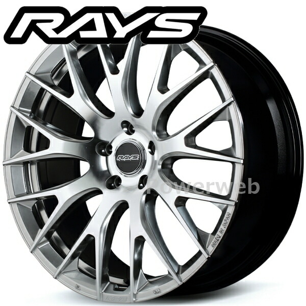 【楽天市場】[ホイール1本(単品)] RAYS HOMURA 2x9R 18インチ×7.5J PCD：114.3 穴数：5 インセット：38 ...