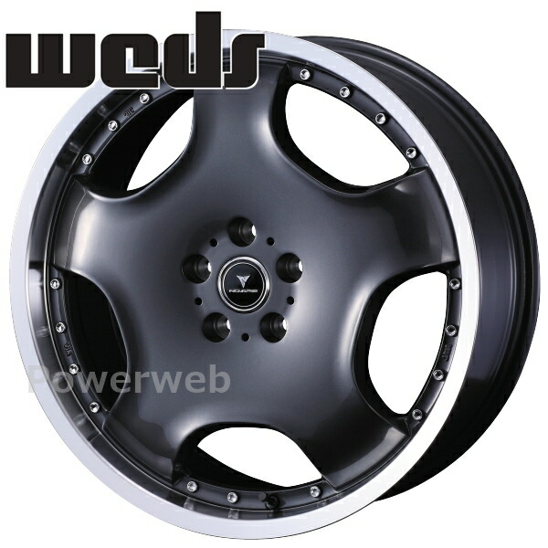 【楽天市場】[ホイールのみ単品4本セット] Weds NOVARIS ASSETE D1 19インチ×8.0J PCD：114.3 穴数：5 ...