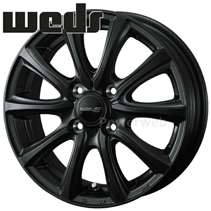 【楽天市場】[ホイールのみ単品4本セット] Weds ELYSIA 18インチ×7.5J PCD：114.3 穴数：5 インセット：48 ガン ...