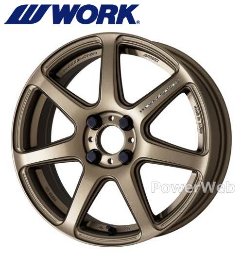 【楽天市場】[ホイールのみ単品4本セット] WORK EMOTION T7R 16インチ×5.5J PCD：100 穴数：4 インセット：45 アッシュドチタン (AHG)：パワーウェブ2号店