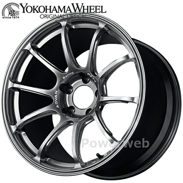 【楽天市場】[ホイール1本(単品)] ADVAN Racing RZ-F2 18インチ×8.5J PCD：112 穴数：5 インセット：44 ハイパープラチナブラック (HPB) アドバン ...