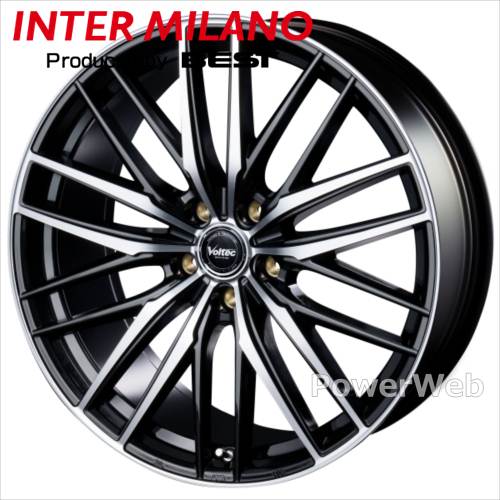 【楽天市場】BEST VOLTEC EURO SPORTS 18インチ 8.0J PCD:114.3 穴数:5 inset:42 ブラック ...