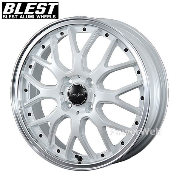 【楽天市場】BLEST EuroSport Type 815 15インチ 5.0J PCD:100 穴数:4 inset:45 パールホワイト (ブレスト ユーロスポーツ タイプ 815 ...