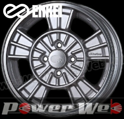 【楽天市場】ENKEI (エンケイ) all fourteen (オールフォーティーン) 15インチ 5.0J PCD:100 穴数:4 inset:45 マシニングシルバー [ホイール単品4 ...