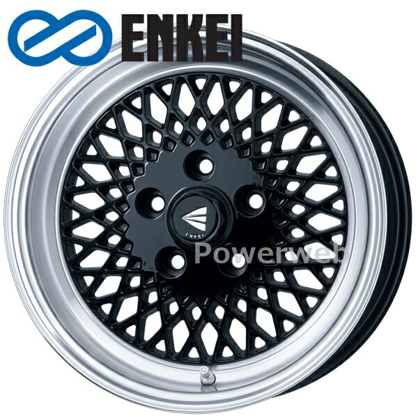【楽天市場】ENKEI (エンケイ) 92 15インチ 5.0J PCD:100 穴数:4 inset:45 ブラックマシニング [ホイール単品4本セット]kh：PowerWeb