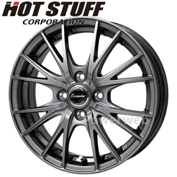 【楽天市場】Exceeder E05 II 17インチ 6.0J PCD:100 穴数:4 inset:40 ダークシルバー (DS) (エクシーダー E05 2) HOT STUFF ...