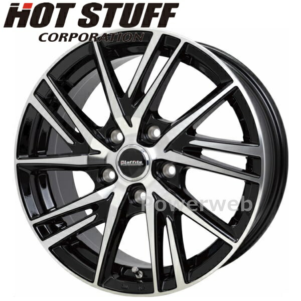 【楽天市場】Laffite LW-06 II 17インチ 7.0J PCD:114.3 穴数:5 inset:38 ブラックポリッシュ (BK ...