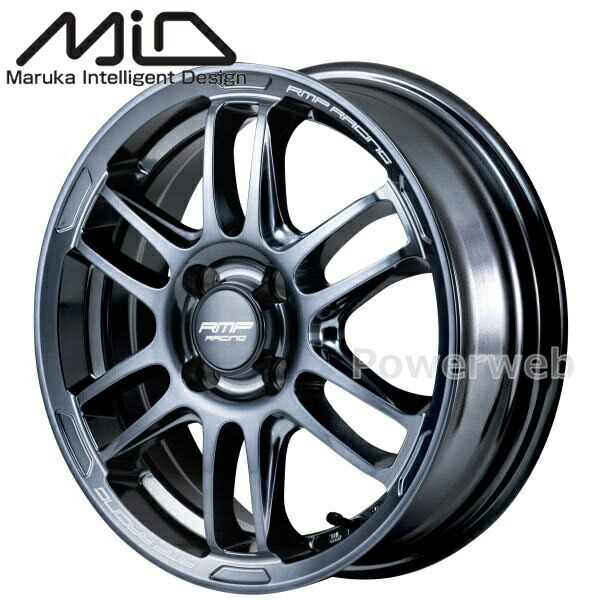 【楽天市場】MID RMP Racing R26 15インチ 5.0J PCD:100 穴数:4 inset:45 ディープチタンシルバー [ホイール1本]：PowerWeb