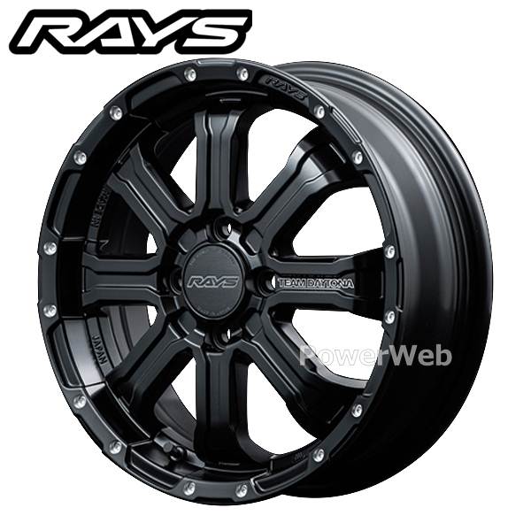 【楽天市場】RAYS DAYTONA FDX-K 15インチ 5.0J PCD:100 穴数:4 inset:48 セミグロスブラック (BOL) [ホイール4本セット]：PowerWeb