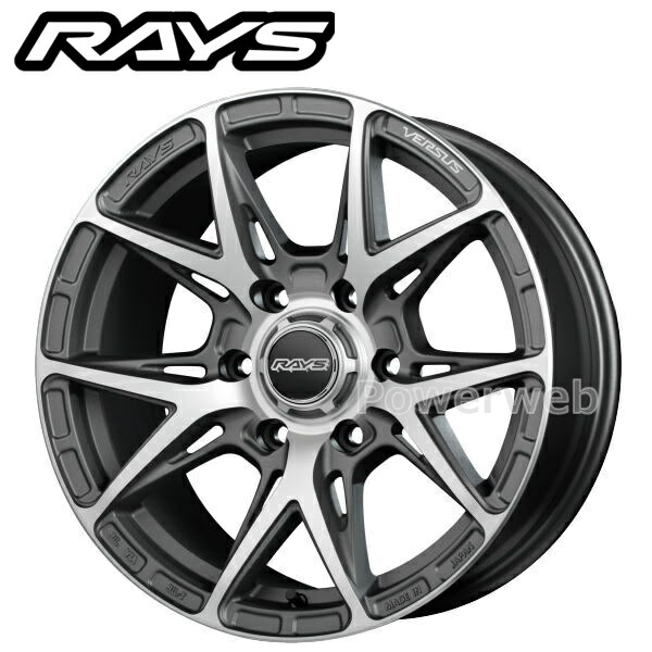 【楽天市場】RAYS VERSUS CRAFT COLLECTION VV21SX 6H 17インチ 8.0J PCD:139.7 穴数:6 inset:20 マットダイヤモンドカット/サイド ...