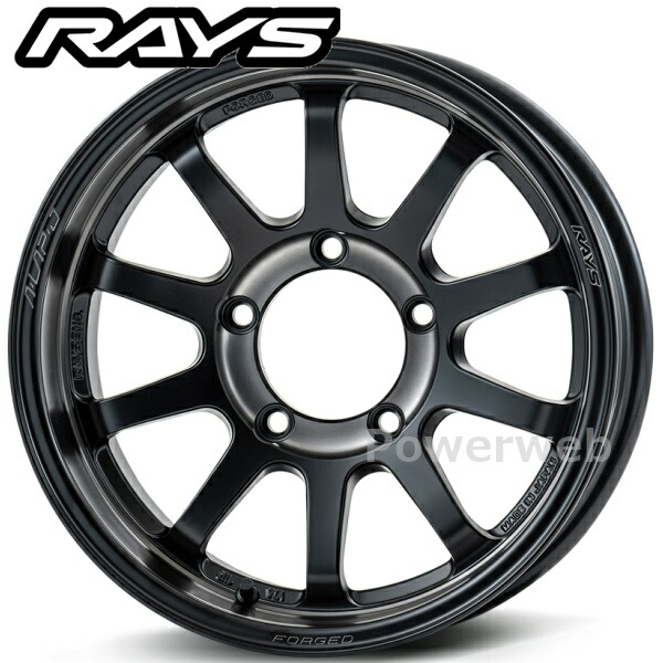 【楽天市場】RAYS A-LAP-J 2324 LIMITED EDITION 16インチ 5.5J PCD:139.7 穴数:5 inset:20 マットトランスルーセントブラック (PH ...