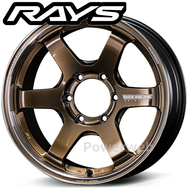 【楽天市場】RAYS VOLK RACING TE37SB tourer SR 18インチ 8.0J PCD:139.7 穴数:6 inset:30 シャイニングブロンズメタル/リムDC ...