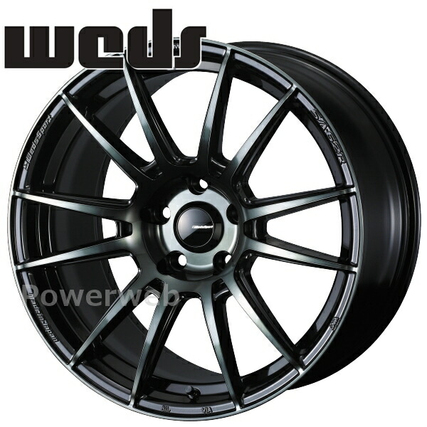 【楽天市場】WedsSport SA-62R 18インチ 9.5J PCD:114.3 穴数:5 inset:45 ウォースブラッククリアー (WBC) ウェッズスポーツ [ホイール1本 ...