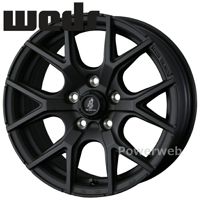 【楽天市場】Weds MUD VANCE SD 16インチ 7.0J PCD:114.3 穴数:5 inset:35 フルマットブラック (FMBK) ウェッズ マッドヴァンス SD ...