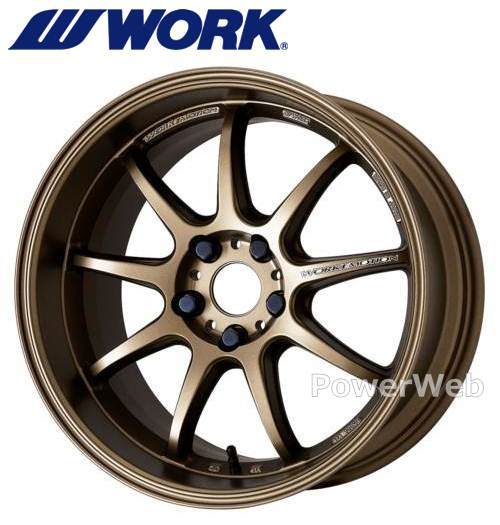 【楽天市場】WORK EMOTION D9R 18インチ 8.5J PCD:114.3 穴数:5 inset:32 アッシュドチタン (AHG) (ワーク エモーション D9R) [ホイール1 ...