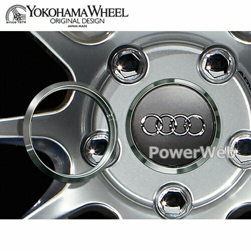 【楽天市場】[Z9343] YOKOHAMA WHEEL ADVAN Racing センターキャップリング AUDI ADVAN RACING ...