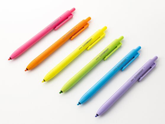 【楽天市場】ゼブラ クリックブライト ノック式蛍光ペンCLiCKBRIGHT WKS30-：PEN AND PAGE MARUYOSHI