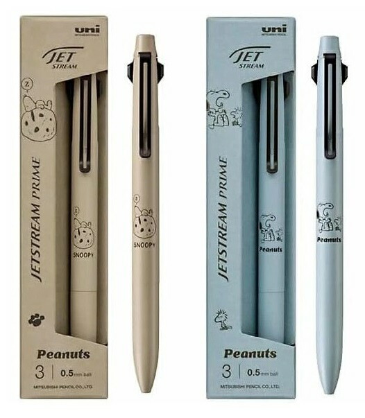 【楽天市場】【限定商品】三菱鉛筆 ジェットストリームプライム ピーナッツ Peanuts スヌーピー 3色ボールペン 0.5mm SXE3PRPN05：PEN AND PAGE MARUYOSHI