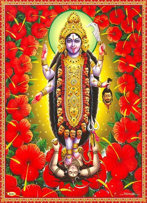 【楽天市場】インドの神様 カーリー神お守りカード×1枚[009]India God【Kali】Small Card (Charm)【黒】【黒色 ...