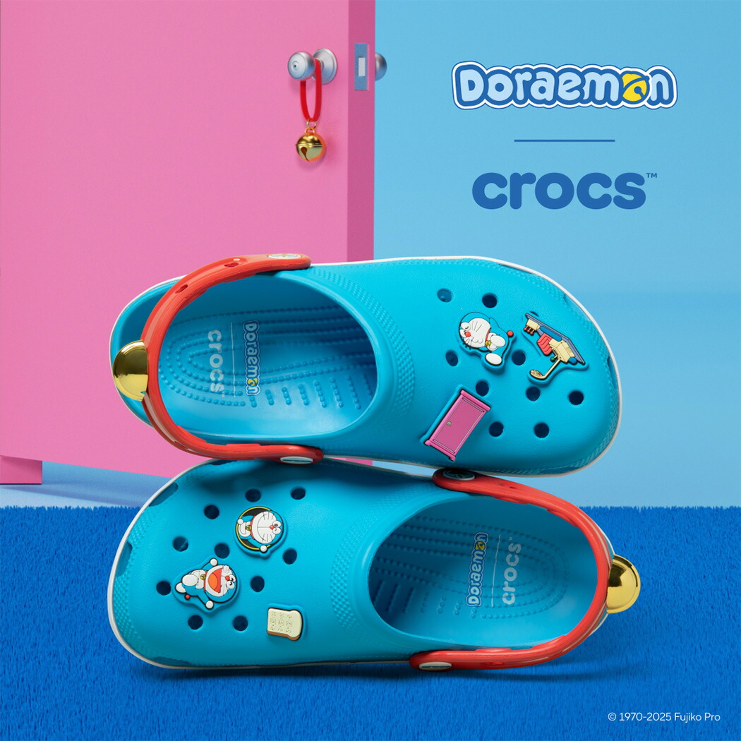 【楽天市場】【15時までのご注文で即日発送！！】crocs クロックス ドラえもん DORAEMON クロッグ サンダル CLASSIC ...