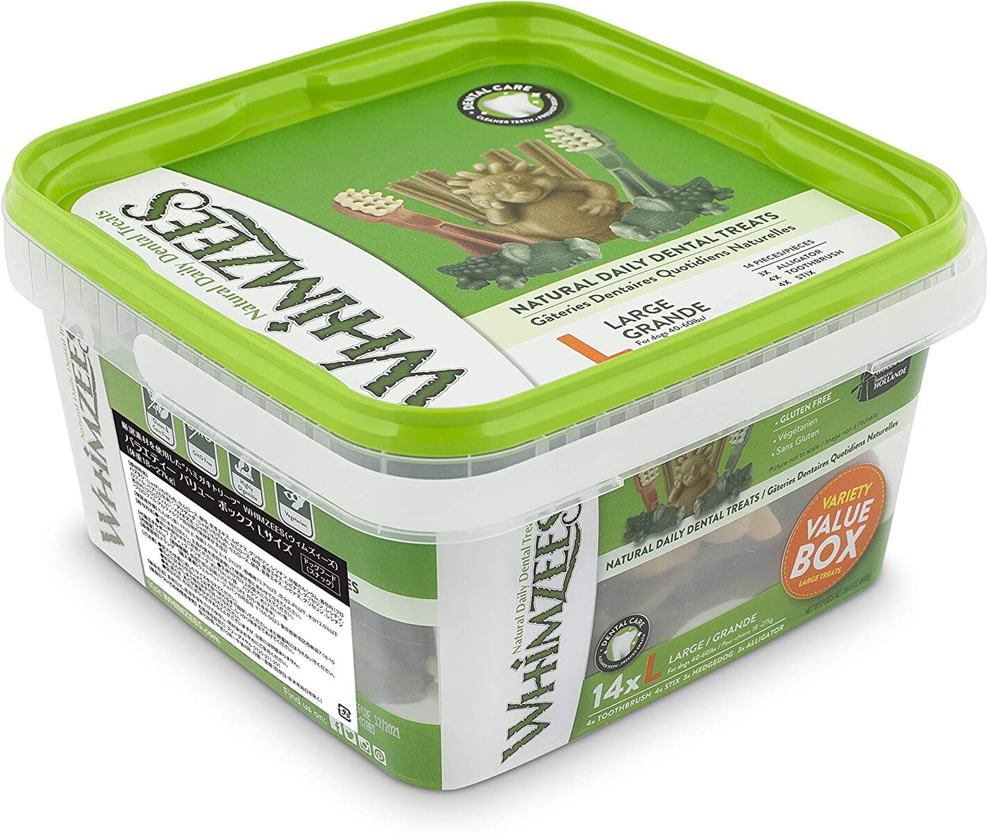 【楽天市場】ウィムズィーズ バラエティバリューボックス Lサイズ 大型犬向け・体重18-27kg 14本入り 送料無料：プレミアムフード専門店 Asuka