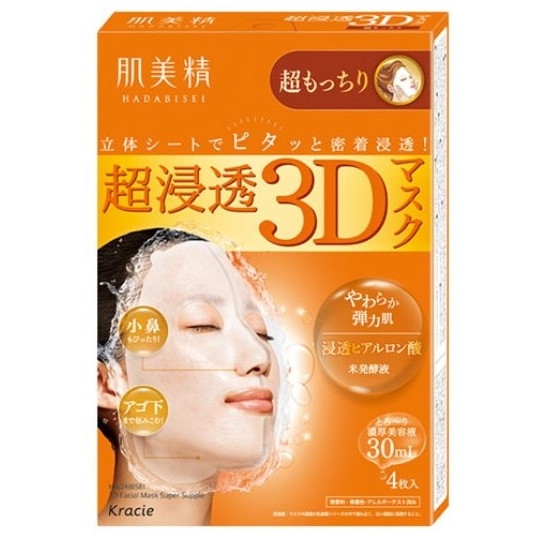 【楽天市場】肌美精 超浸透3Dマスク 超もっちり 4枚 クラシエ：総合通販PREMOA 楽天市場店