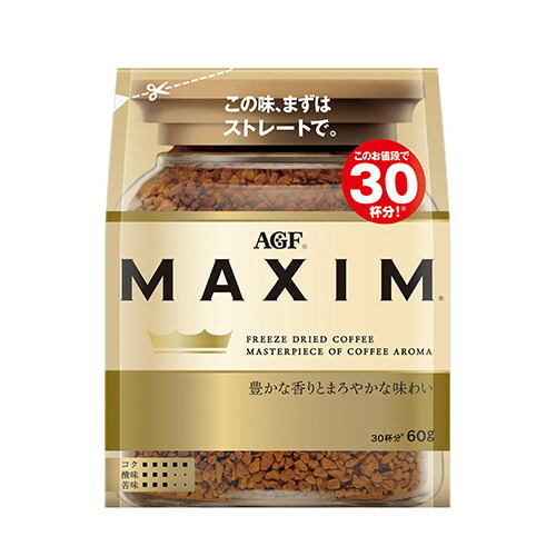 【楽天市場】AGF マキシム インスタントコーヒー 60g x12 メーカー直送 ギフト プレゼント：総合通販PREMOA 楽天市場店