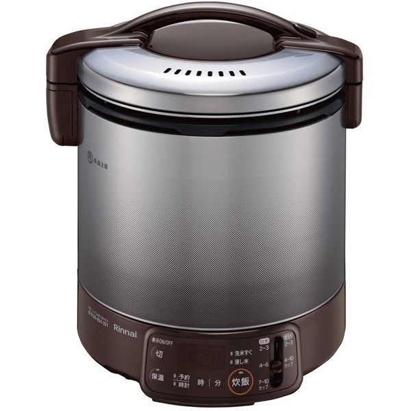 リンナイ ガス炊飯器 こがまる ジャー機能付 10合 ダークブラウン 都市ガス用 RR-100VQT-DB-12A13A 4951309314588.jpg