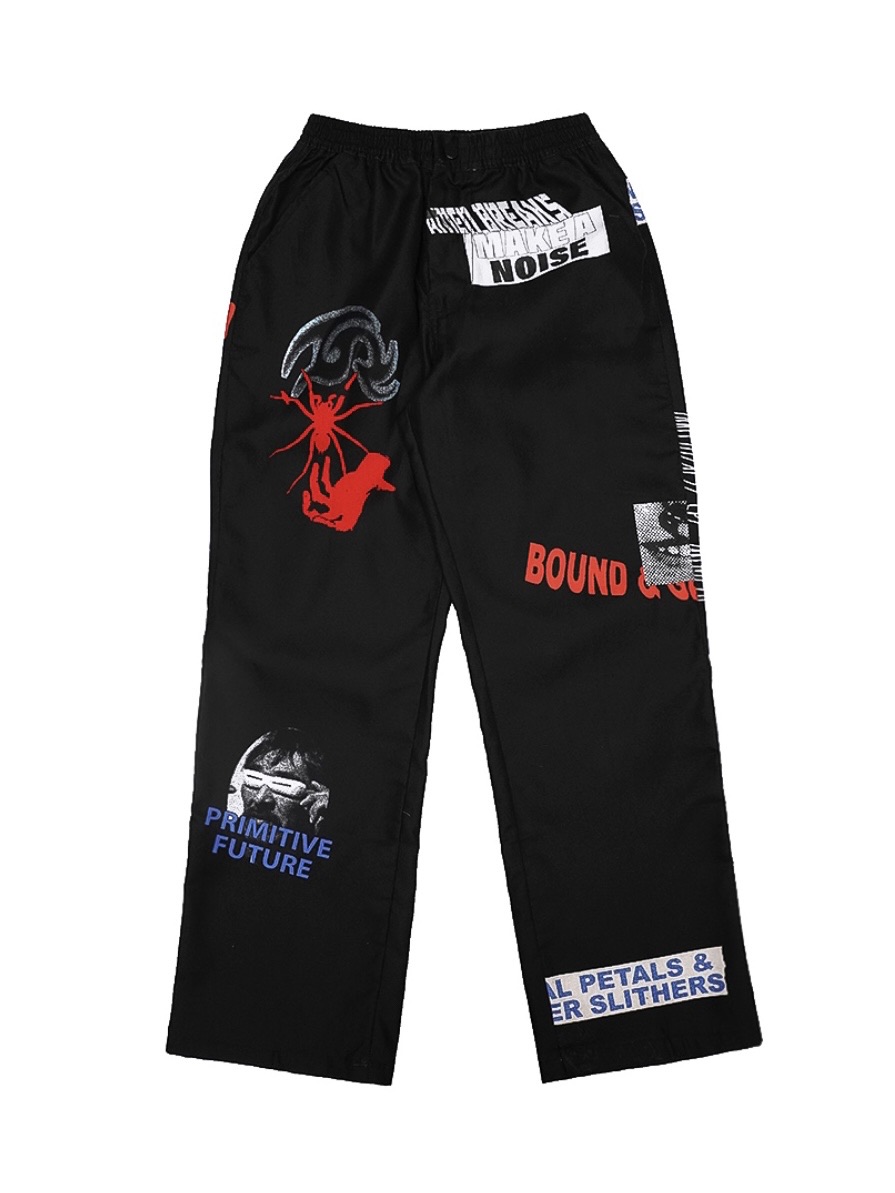 【楽天市場】正規品【 POSH BRAIN CRUST PANTS 】 ポッシュブレイン パンツ ボトムス ブラックパンツ プレッシング ...