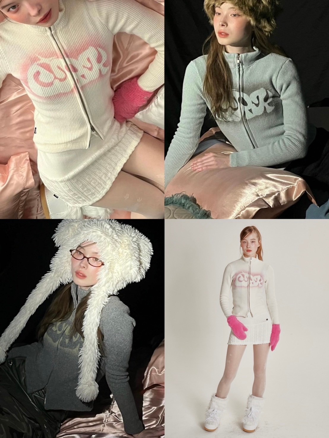 【楽天市場】正規品【 CRANK SPRAY KNIT ZIP-UP 】 クランク トップス ジップアップ ジップトップス ジッパー ニット ...