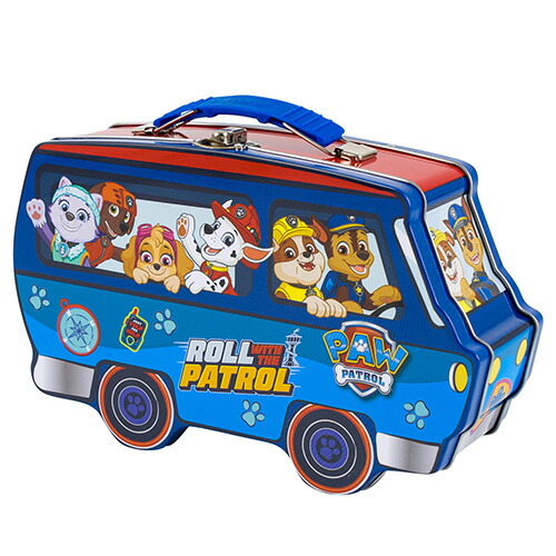 【楽天市場】パウパトロール 缶 バン型 19870 小物入れ ケース バッグ トランク 車 ダイカット パウパト チェイス スカイ ...