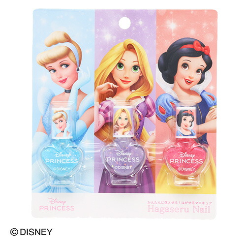 【楽天市場】ディズニープリンセス はがせる ネイル 3本 セット ( A シンデレラ ラプンツェル 白雪姫 ) 20258 Disney ...
