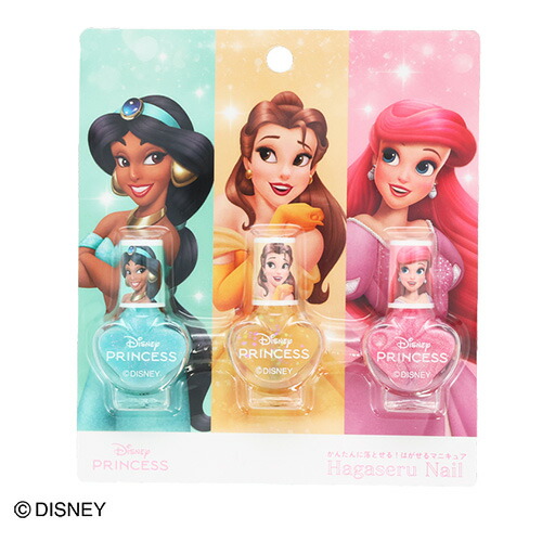 【楽天市場】ディズニープリンセス はがせる ネイル 3本 セット ( B ジャスミン ベル アリエル ) 20259 Disney ...
