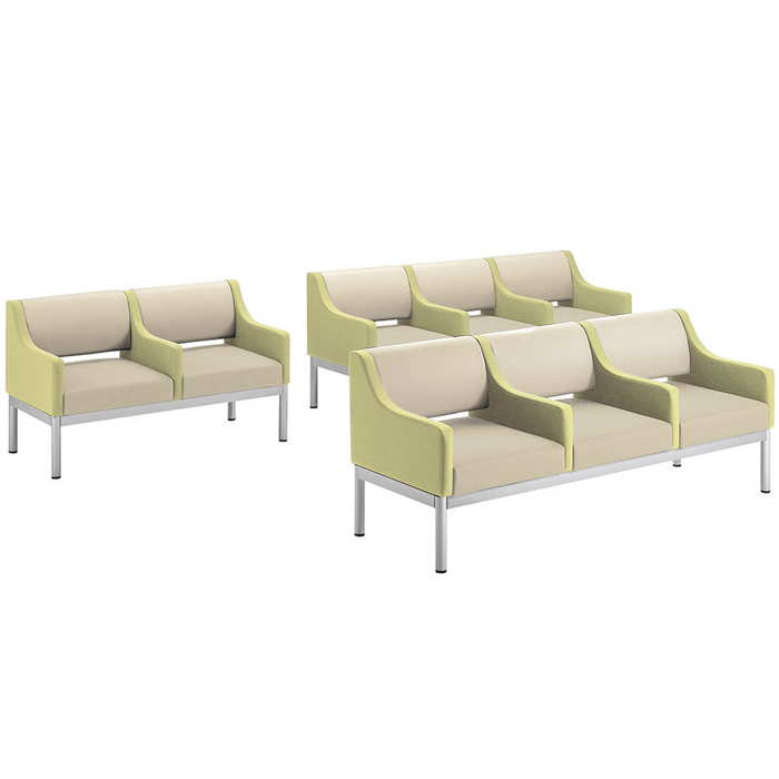 【楽天市場】ロビーチェア M-LC-0216 肘付 3人掛け 病院 待合室 待合椅子 長椅子 ロビー用ベンチ クリニック 診療所 薬局 クロス ...