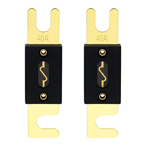 【楽天市場】【送料無料】Heschen (ハドソン電気) 車 ANLヒューズ 40A 自動車 バイク オーディオサブウーファー 用品 2個入り ...