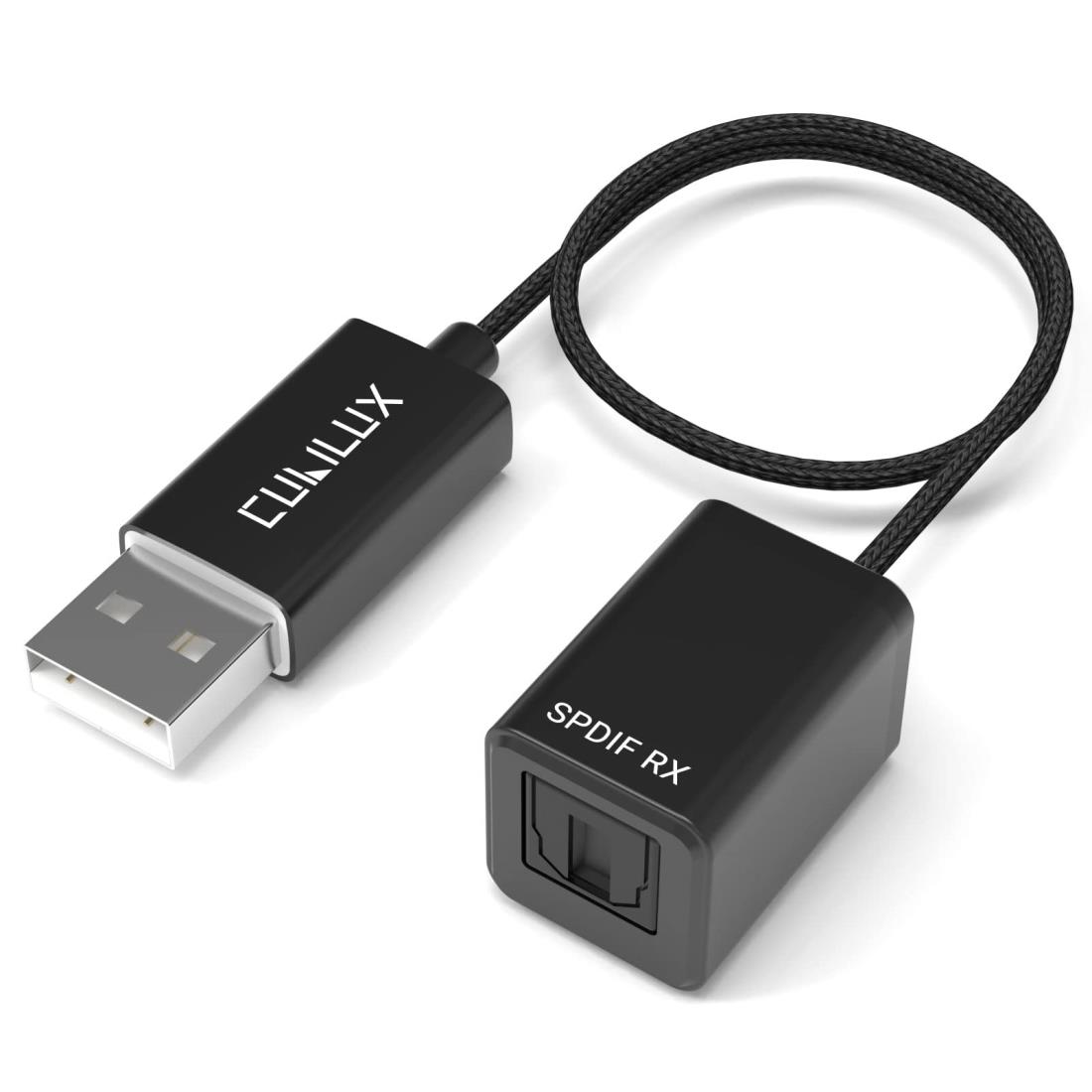 【楽天市場】Cubilux SPDIF - USB A 入力アダプター【ステレオ録音専用、オーディオ再生用ではない】USB 光ラインイン ...
