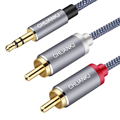【楽天市場】【送料無料】CHLIANKJ 3.5mm ステレオミニプラグ to 2RCA 変換 ステレオオーディオケーブル、金メッキコネクタ ...