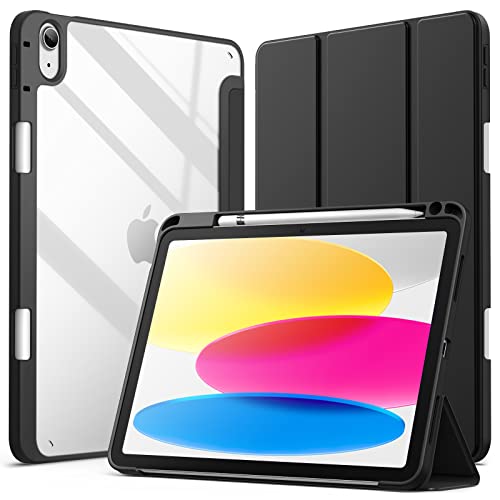 【楽天市場】【送料無料】JE Direct iPad 10 ケース（10.9インチ、2022モデル、第10世代用） Pencil収納可能 透明 ...