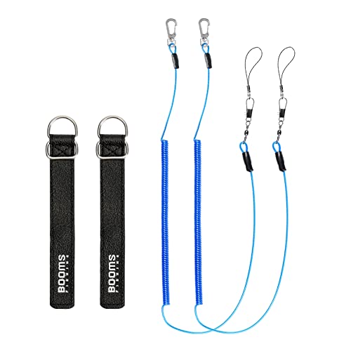 【楽天市場】【送料無料】Booms Fishing T07 釣り竿ベルト ロッドベルト 尻手ベルト スパイラルコード 竿の落下防止 尻手ロープ ...