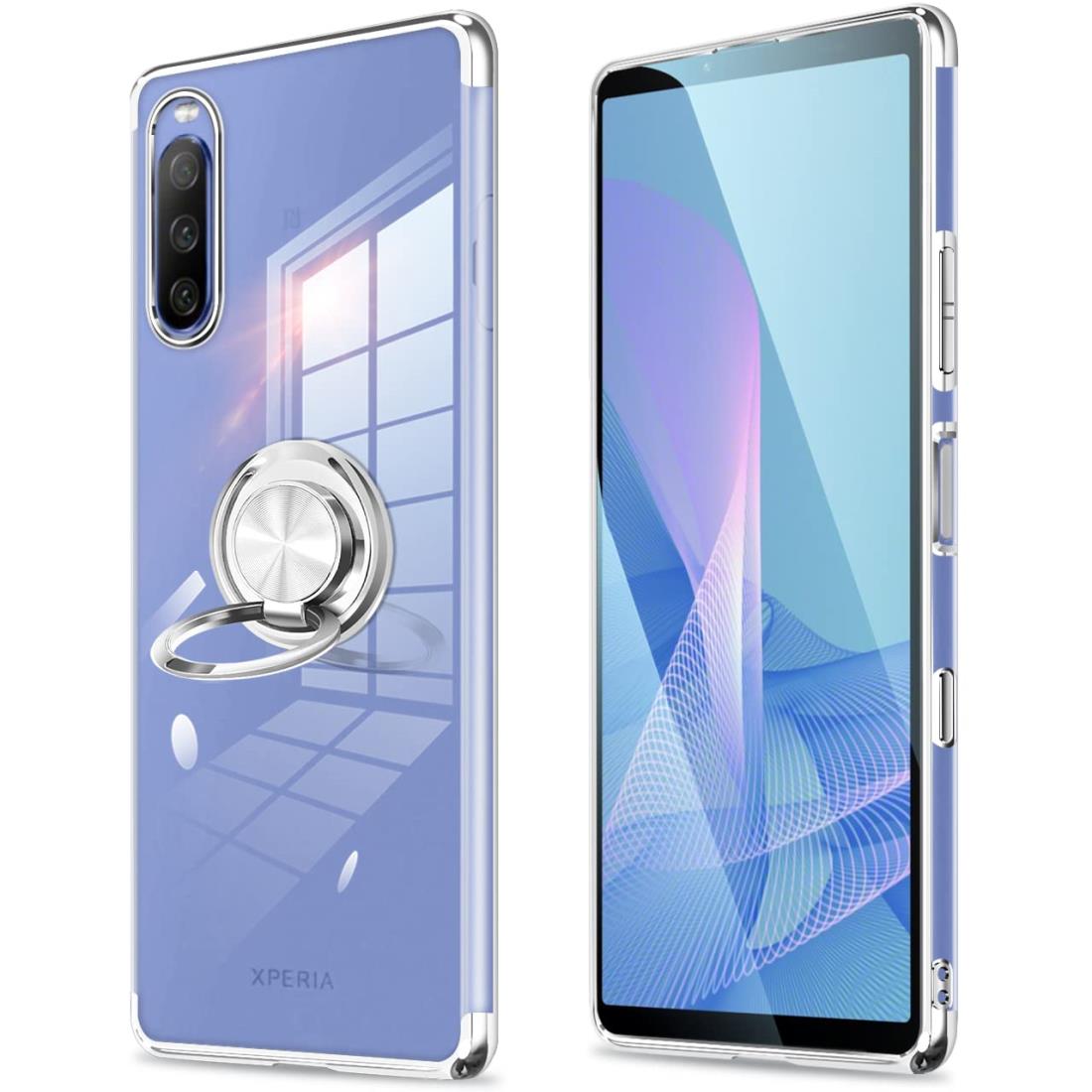 【楽天市場】Xperia10 III / Xperia10III Lite ケース リング クリア 耐衝撃 XQ-BT44 SO-52B ...