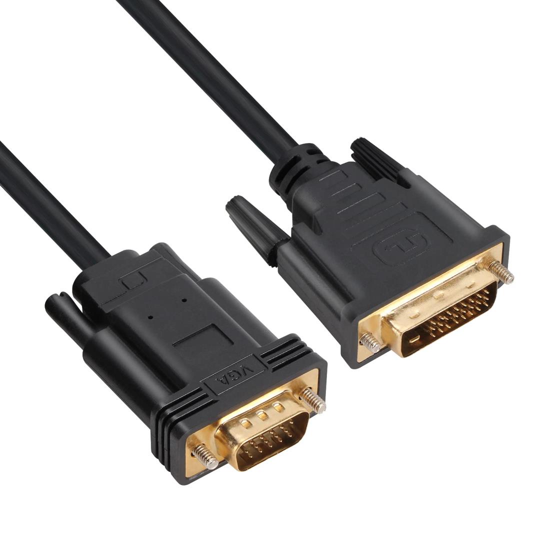 【楽天市場】VCOM DVI VGA 変換 ケーブル DVI-D 24+1 /DVI-I 24+5 オス to VGAオス 変換アダプタ 1.8m 金メッキコネクタ 【チップ付き】 DVI ...