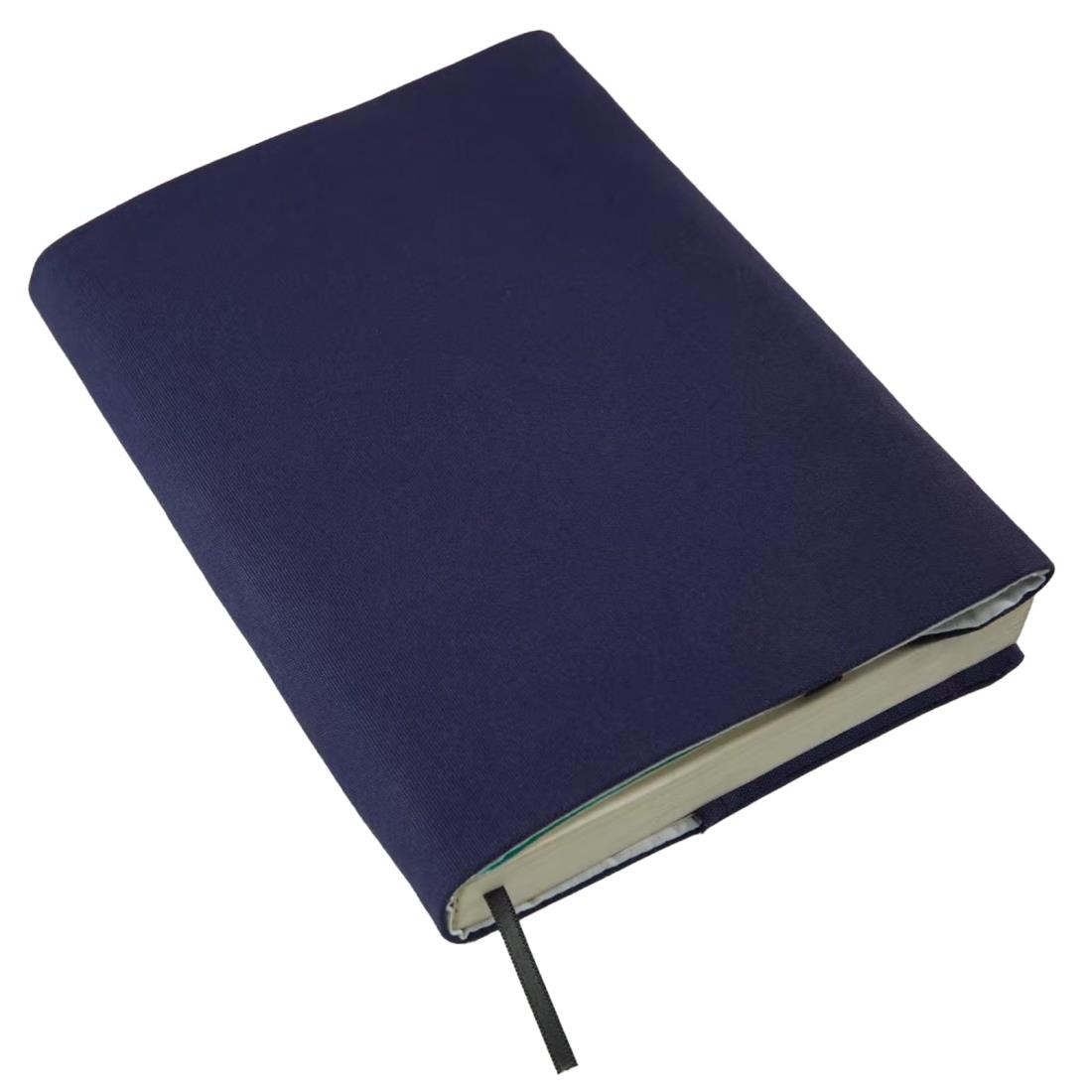 【楽天市場】gogesブックカバー B6上製本サイズ 布製 — 高級本カバー サイズ調整可能 厚め対応可 しおり付き 軽量 おしゃれ（b6上 ネイビー）：プライムプラス 楽天市場店