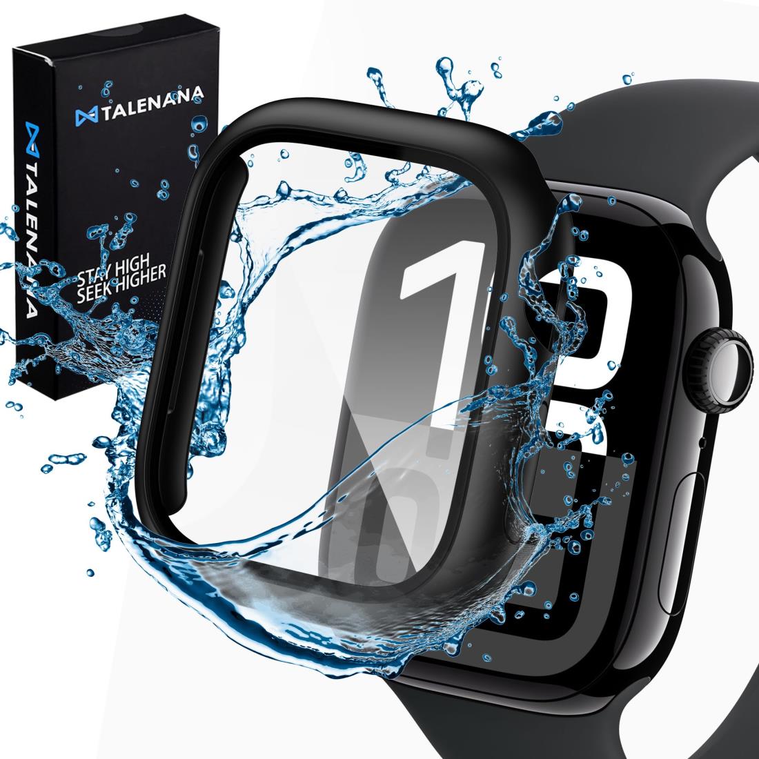 【楽天市場】TALENANA for Apple Watch 10ケース 46mm 防水 アップルウォッチ10防水カバー ガラスフィルム 一体 ...