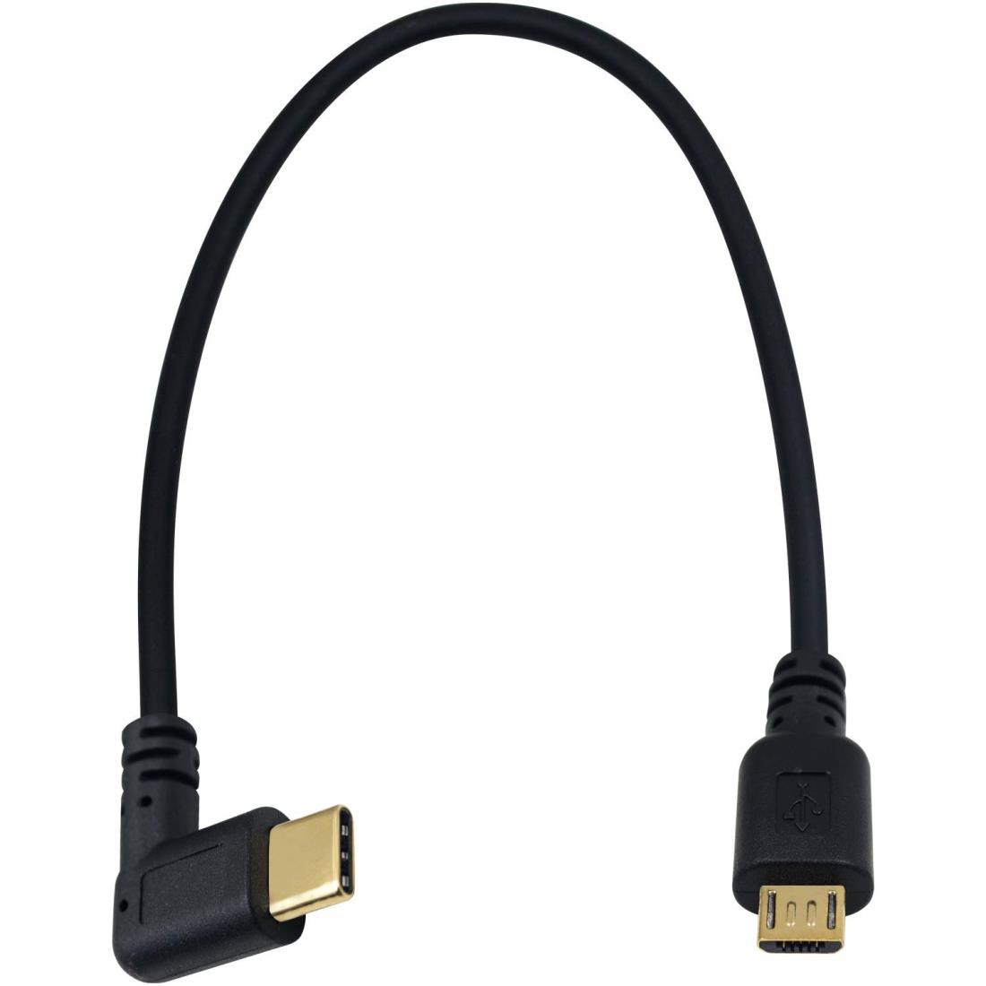 【楽天市場】Maxhood Micro USB to Type タイプ C変換 ケーブル，25cm 金メッキ Micro USB5Pin オス ...